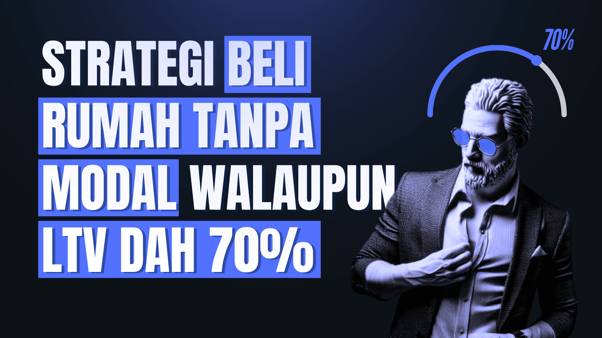 Strategi Beli Rumah Tanpa Modal Walaupun LTV Dah 70%